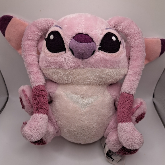 Disney | Toys | Disney Lilo And Stitch Pink Angel Stuffed Animal 65in ...